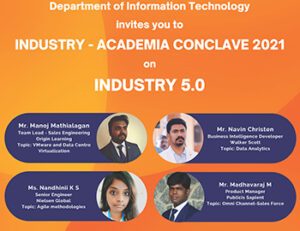 Industry-Academia Conclave 2021 on Industry 5.0 – LICET