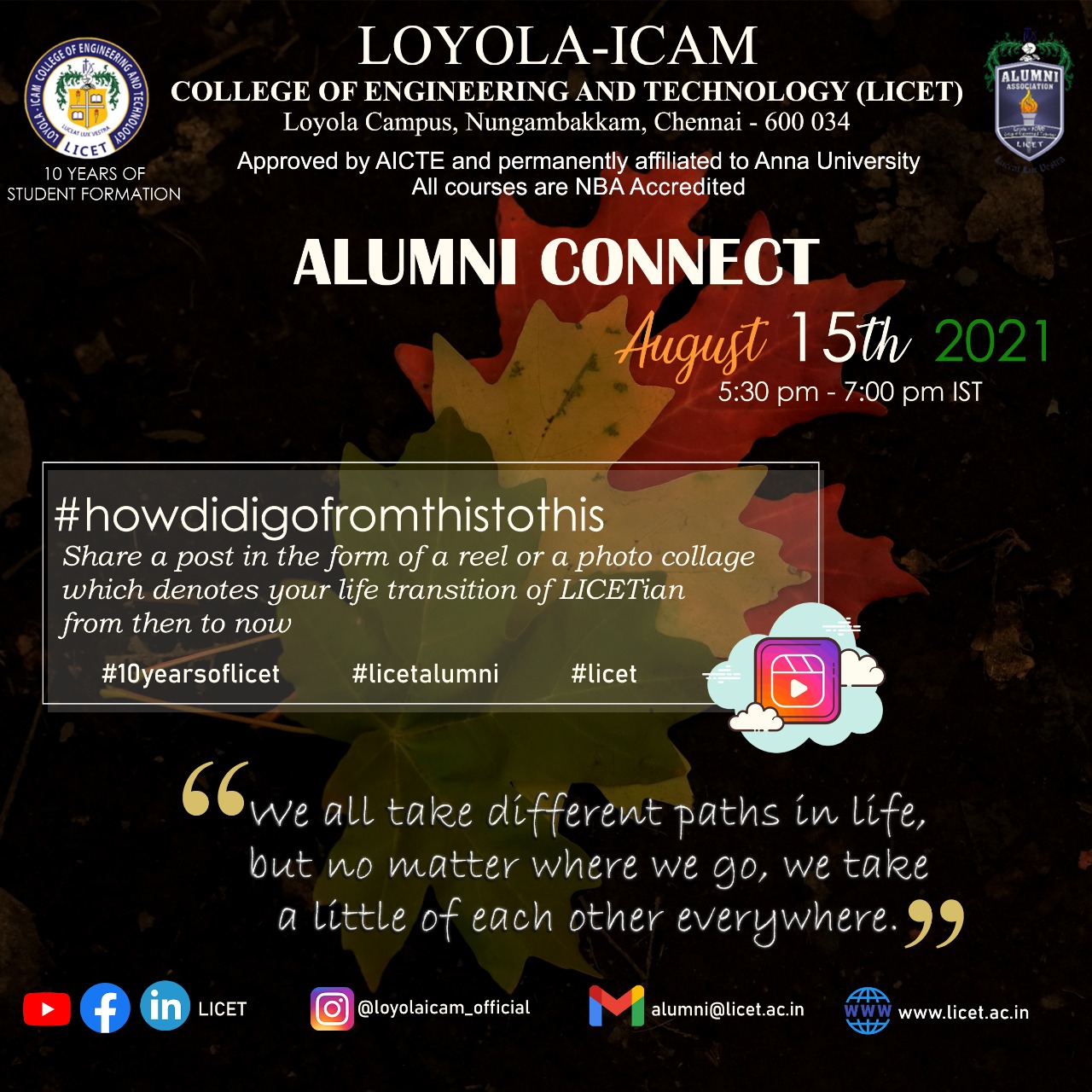 Challenge for the Alumni! – LICET