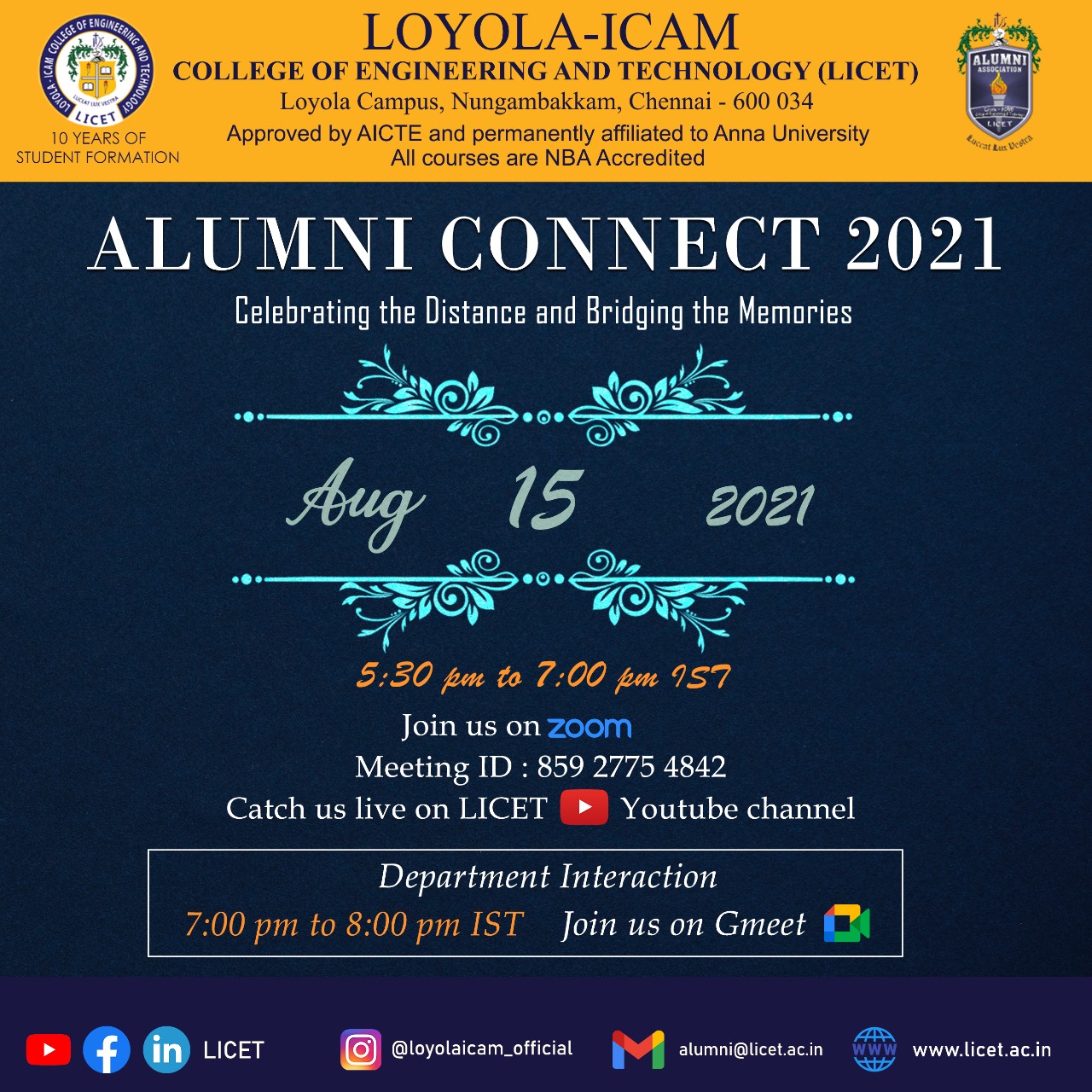 Alumni Connect 2021 – LICET