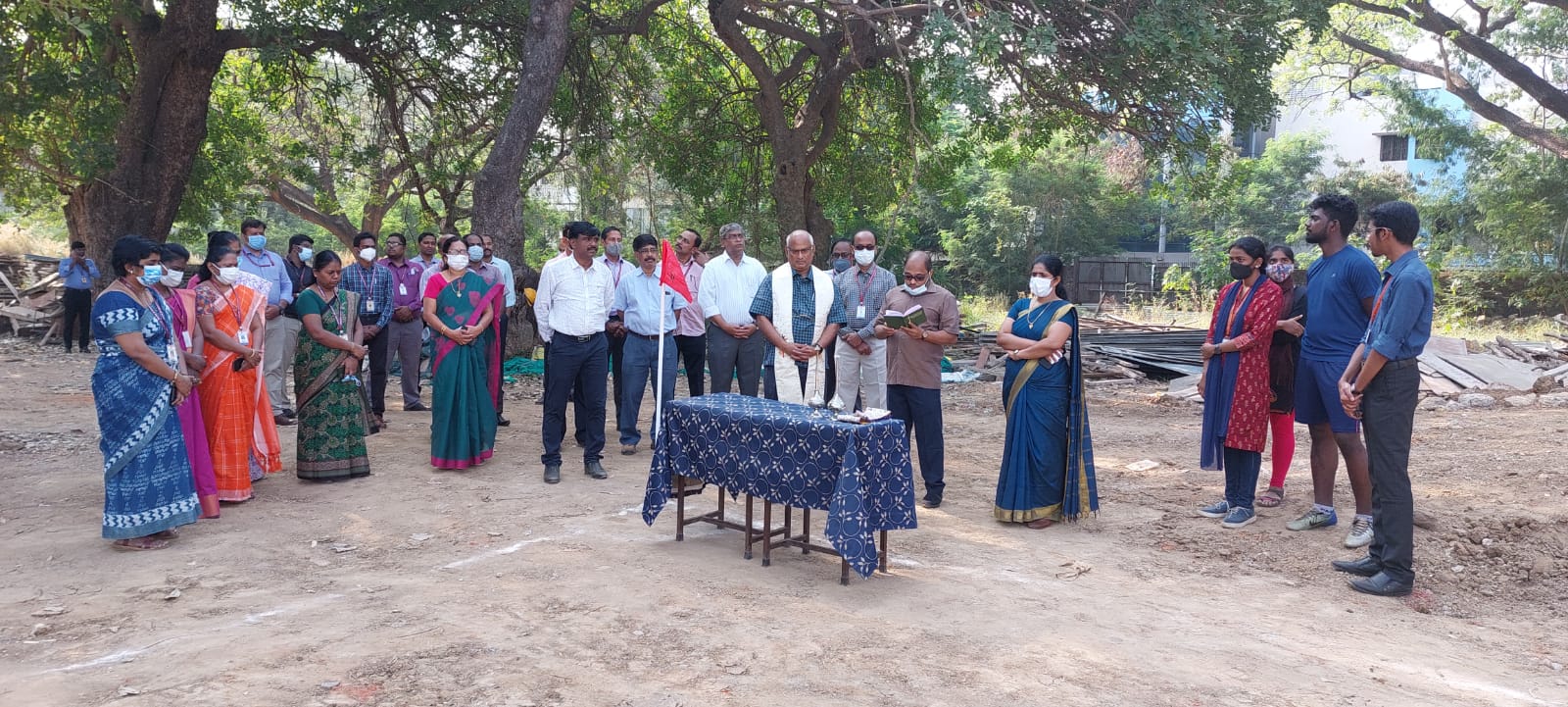 Blessing of Football ground, Off-road track, Wall of fame and Fab lab ...