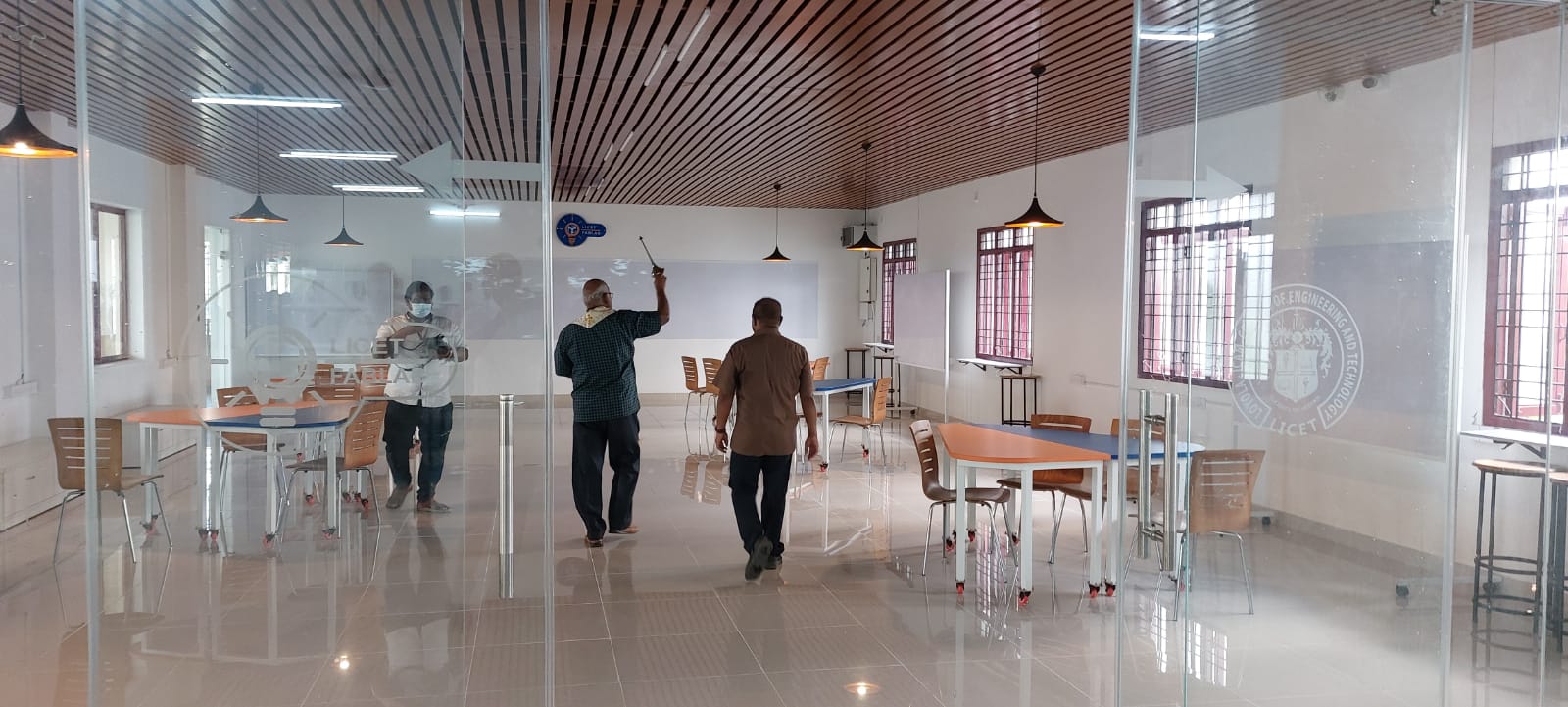 Blessing of Football ground, Off-road track, Wall of fame and Fab lab – LICET