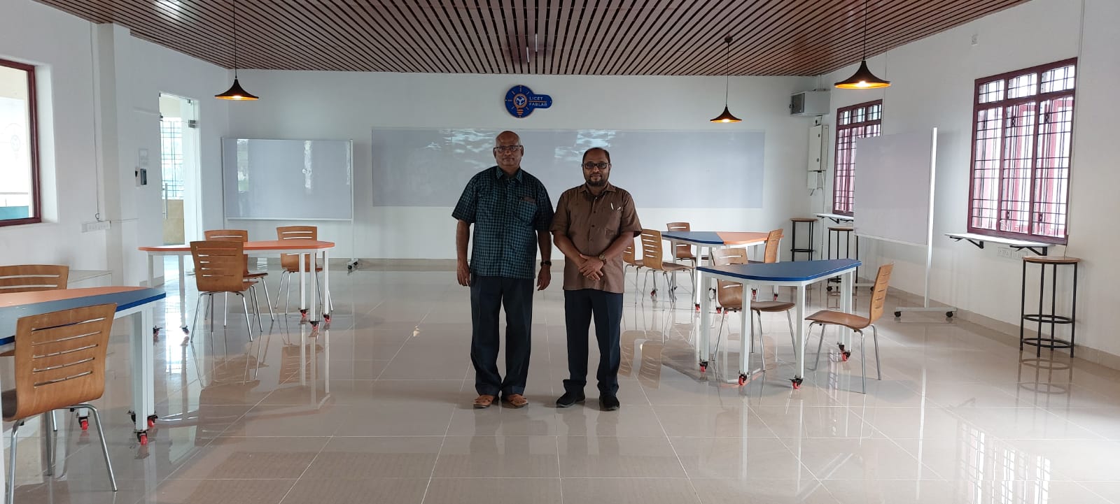 Blessing of Football ground, Off-road track, Wall of fame and Fab lab > LICET