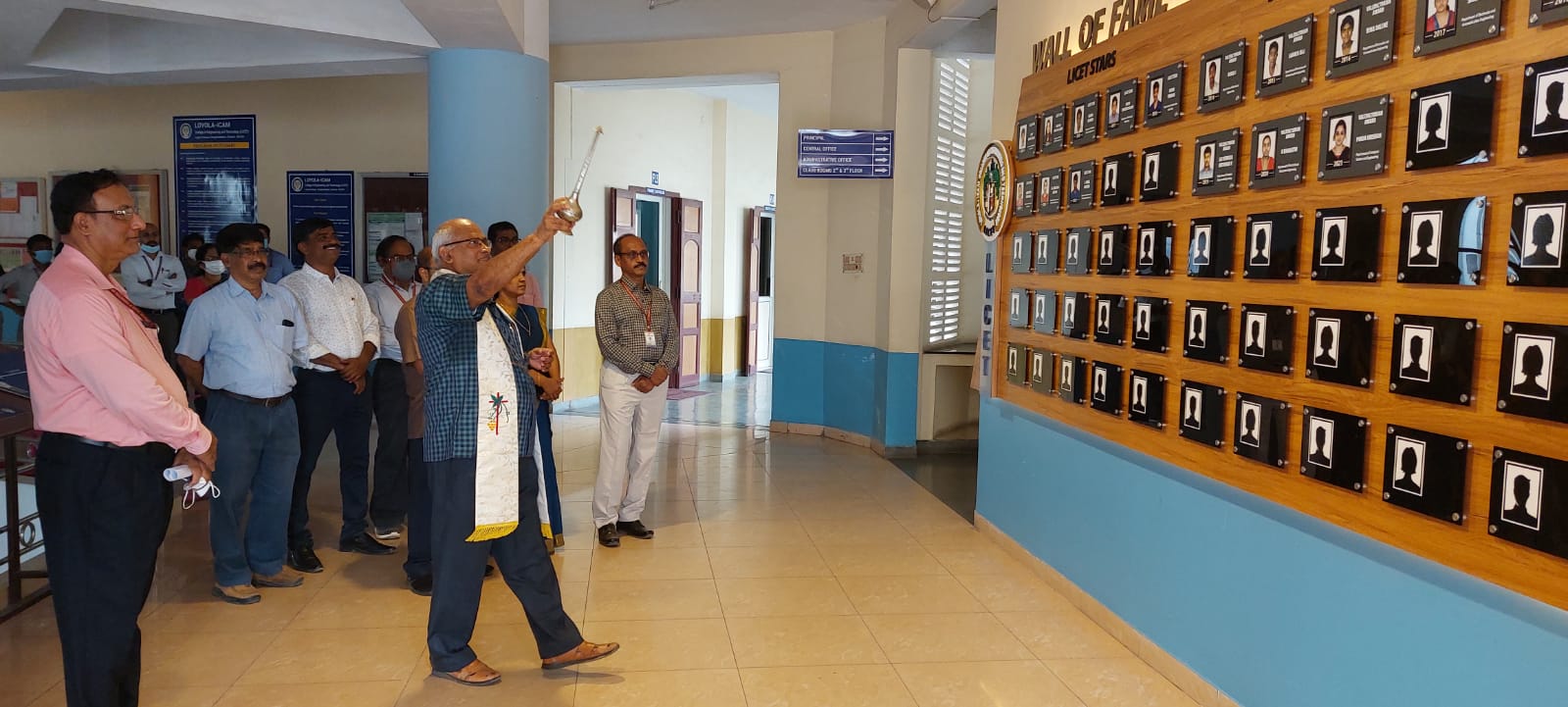 Blessing of Football ground, Off-road track, Wall of fame and Fab lab ...