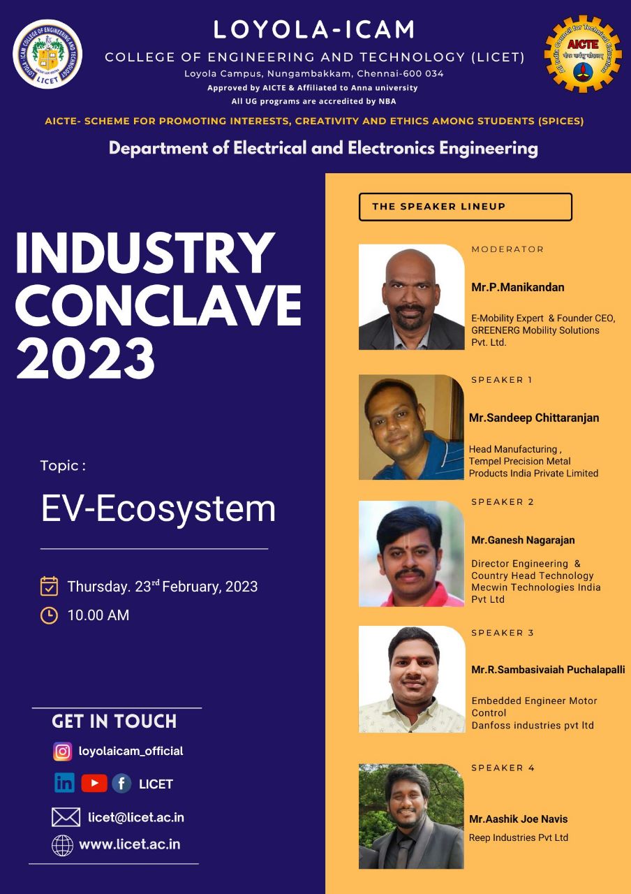 Industry Conclave 2023: EEE – LICET