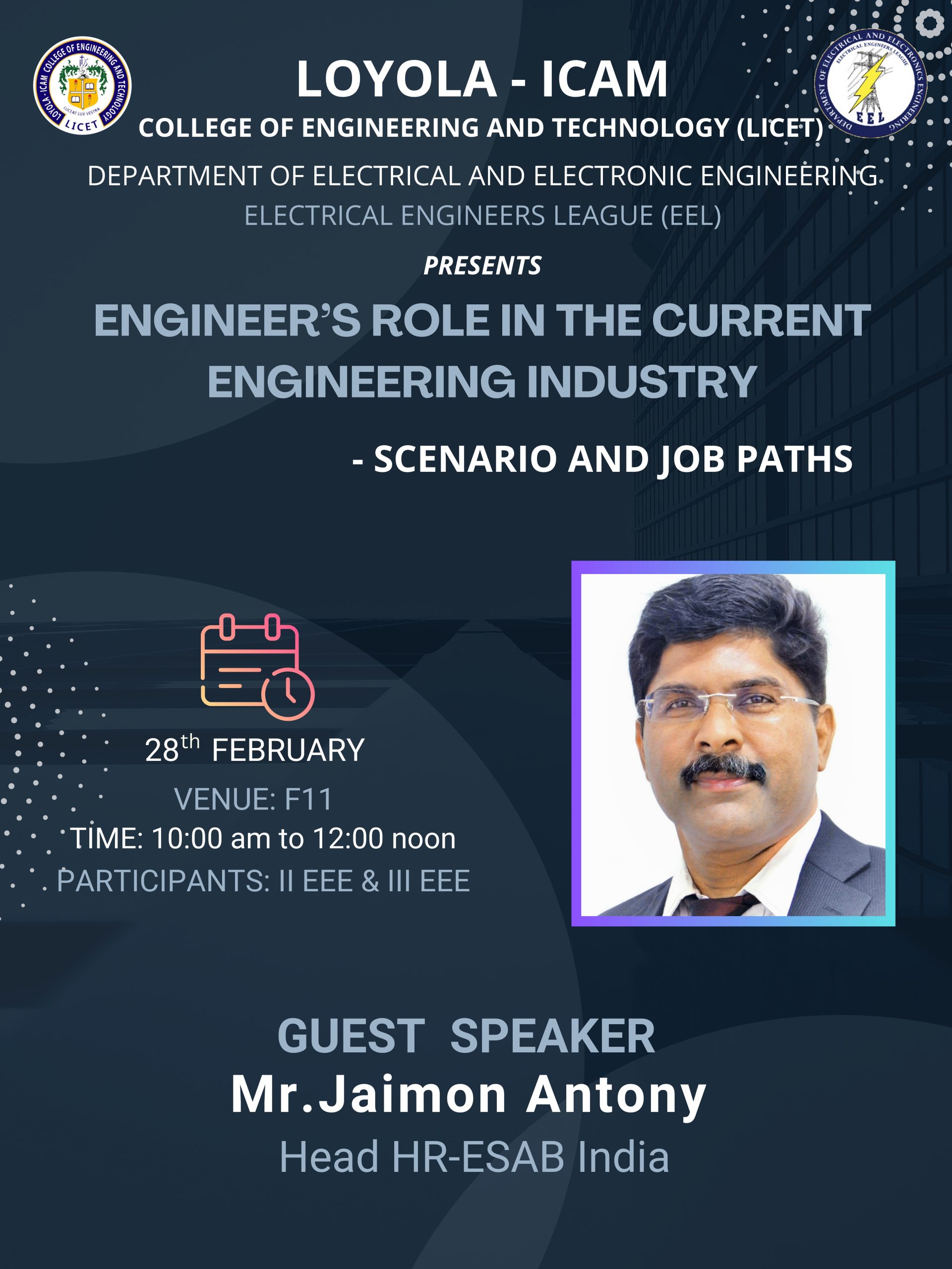 Engineer’s Role In The Current Engineering Industry – LICET